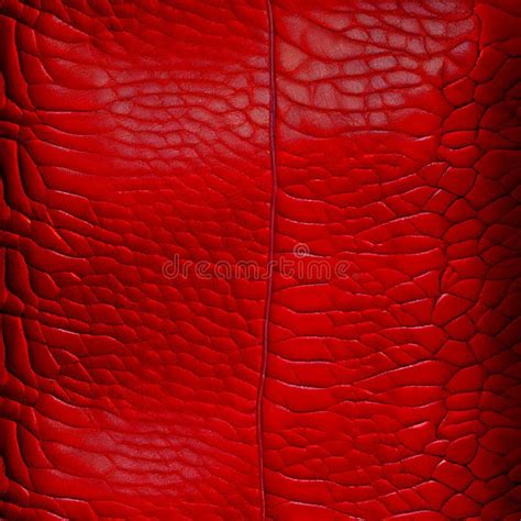 Vintage Premium Red Leather Background For Decorations And Textures Ai Generated Image Stock