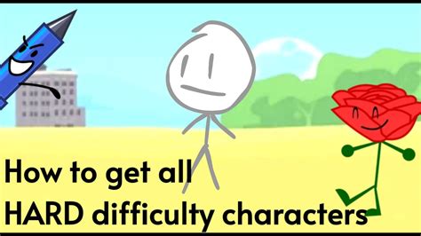 Find The Bfb Characters All Hard Difficulty Youtube