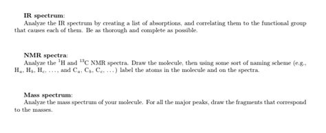 Solved IR Spectrum Analyze The IR Spectrum By Creating A Chegg Com