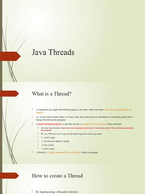 Java Threads Pdf Career And Growth Computers