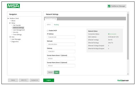 Msa Protoair Fieldserver Toolbox And Graphic User Interface User Manual