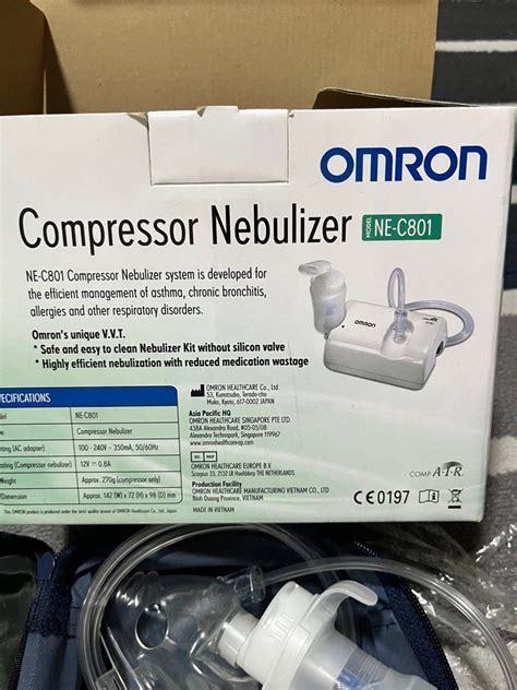 Omron Compressor Nebulizer Health And Nutrition Medical Supplies And Tools On Carousell