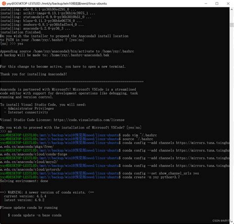 Win11旗舰版安装wsl子系统和环境 5anaconda、tensorflow和pytorchwin111 安装wsl Csdn博客
