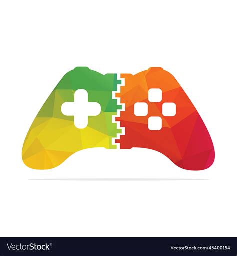 Game Joystick Or Device Controller Logo Royalty Free Vector