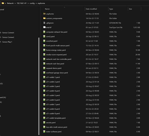 Esphome Backing Up Yaml Files Esphome Home Assistant Community