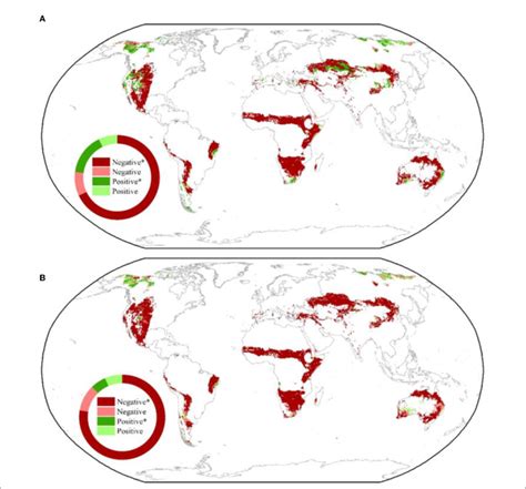 Figure Spatial Distribution Of The Correlation Of Ndvi A And Et B