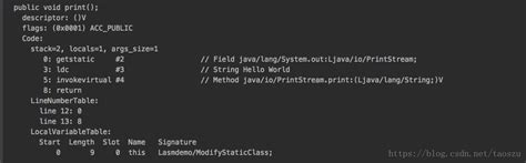 java字节码介绍及动态修改类 少年阿涛的博客 csdn博客 java动态修改类