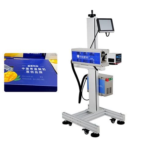 Bottle Marking Coding Machine 30w 50w Co2 Laser Machine Engraver Printing Fully Automatically
