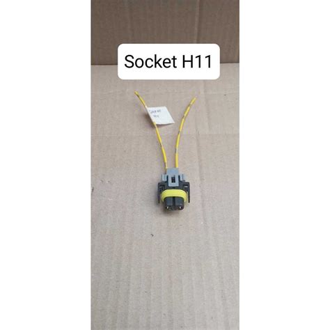 Jual Socket Bohlam H11 Soket Lampu Foglamp Kabut Mobil H11 H16 H8 H27 Socket Soket Female