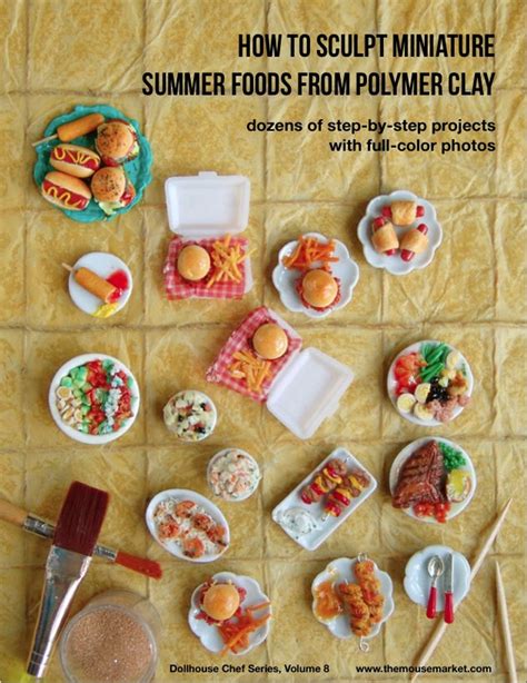 Miniature Tutorial How To Sculpt Miniature Summer Foods From Polymer