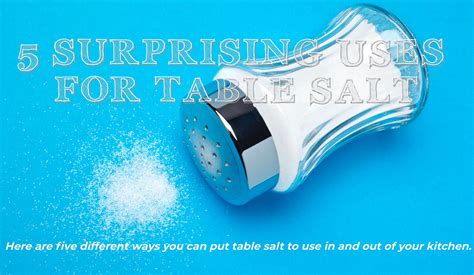 5 Surprising Uses For Table Salt — Rismedia
