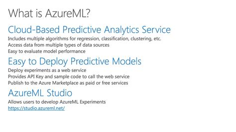 Introduction To R Programming With Azureml Ppt Download