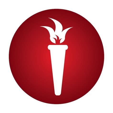 Premium Vector Torch Icon Design
