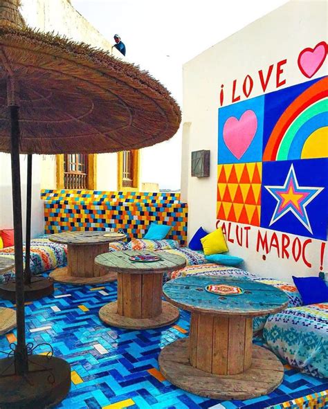 Salut Maroc In Essaouira Oasis By The Sea Moroccan Cafe Design