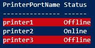 Powershell Printer Ping Monitor Formatting Issue Stack Overflow