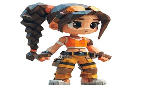 Create Low Poly Character Ps1 Stylized For Your Game And Game Assets By Debisimodel Fiverr