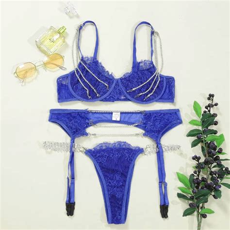 Erotic 3 Piece Lingerie Set Zeerjama