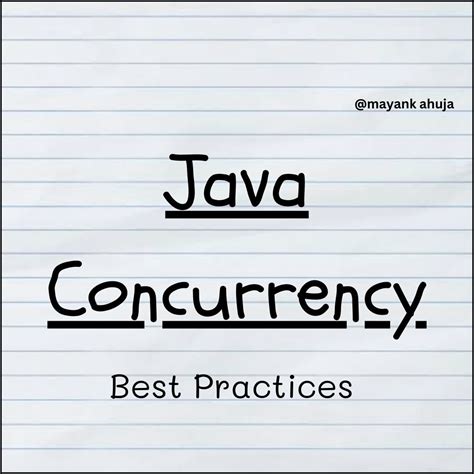 Java Concurrency Technology Mayank Ahuja