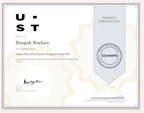 Deepak S On Linkedin Python Programing Ust