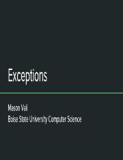 Exceptionsvid Pdf Java Lang Nullpointerexception At Exceptionscope