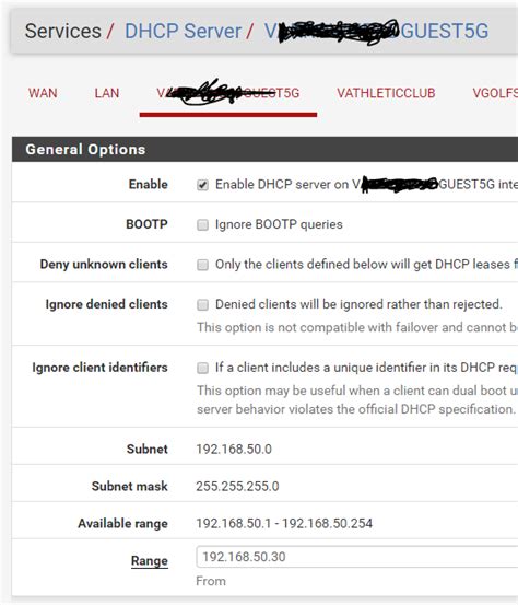 Guest Wi Fi On Various VLANs Not Getting DHCP Addreses Netgate Forum