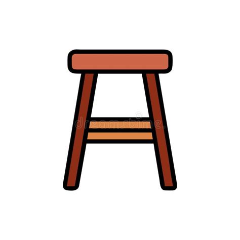 Unique Stool Furniture Icon For Design Stock Illustration Illustration Of Icon Stool 352580810