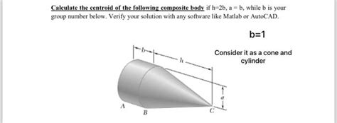 Solved Calculate The Centroid Of The Following Composite