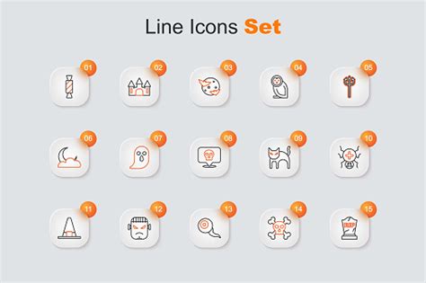 Rip가 쓰여진 삭제 표시 해골 십자형 눈 프랑켄슈타인 얼굴 마녀 모자 거미 검은 고양이 및 아이콘 벡터 가공의 인물에 대한 스톡 벡터 아트 및 기타 이미지 Istock