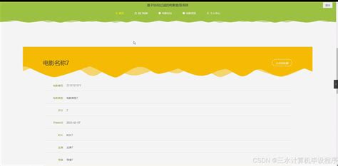 计算机毕设基于协同过滤的电影推荐系统bsiw2 源码分享王大勇 李明 基于协同过滤的电影推荐系统研究 J 计算机应用与软件
