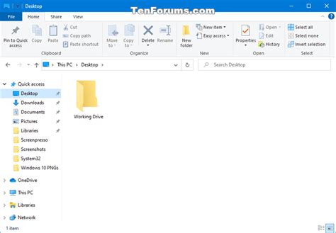 Mount Drive To A Folder In Windows 10 Tutorials