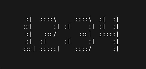 Github Underscore Asciiclock A Clock Skin That Uses Ascii Art Fonts