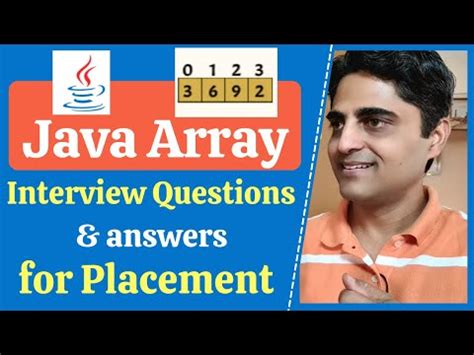 Java Array Interview Questions Answers For Fresher Experienced Campus Placement Interview