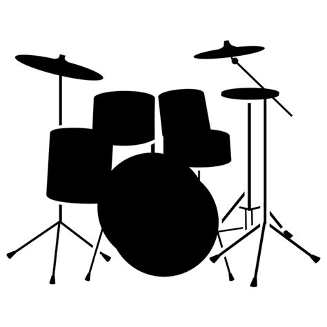Drum Set Stencil