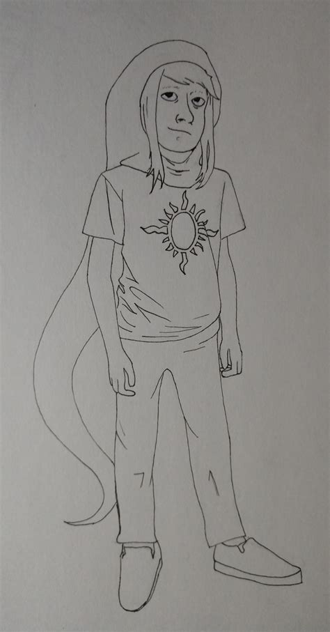 Drew Myself As My Classpect Heir Of Light Rhomestuck