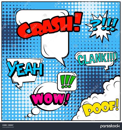 وکتور مفهومی خلاقانه انتزاعی به سبک هنر پاپ کمیک خالی الگوی چیدمان با پرتوهای ابرها و پس‌زمینه