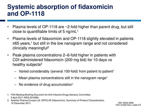 Ppt Fidaxomicin Powerpoint Presentation Free Download Id 2829966