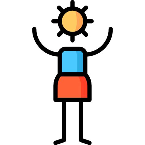 Optimistic Puppet Characters Lineal Color Icon Optimistic Puppet Characters Lineal Color Icon