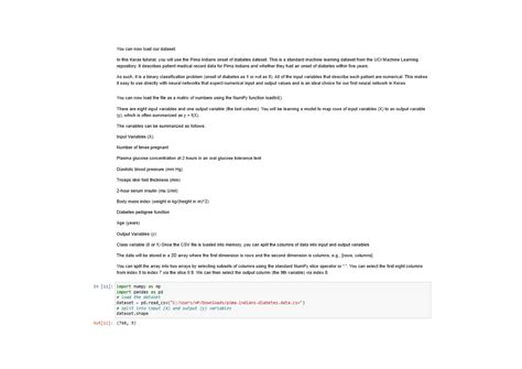 Tutorial For Deep Learning Project With Keras Pdf Technology