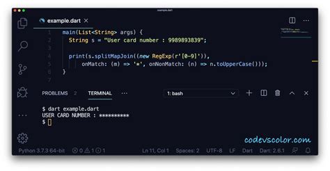 Dart String Splitmapjoin Examples Codevscolor