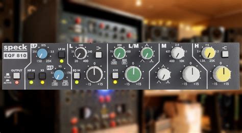 Speck Eqf 810 A Classic Parametric Eq In A Compact Half Rack Format