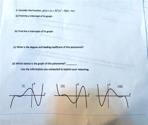 solved consider the function p x x 5 x 9 3 4x a find the y
