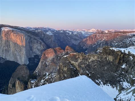 Yosemite Crocker Point And Dewey Point Snowcamping Technology Hiker