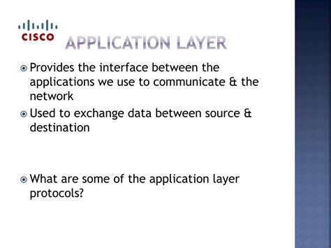 PPT Application Layer PowerPoint Presentation Free Download ID