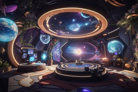 Premium Ai Image Exploring Boundless Dimensions