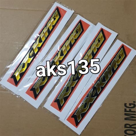 Jual Stiker Logo Emblem Cover Box Aki Rx King Rxking Original Shopee Indonesia