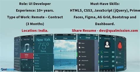 Qualmission Llc On Linkedin Uideveloper India Remote Uideveloper