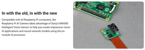 Raspberry Pi Ai Camera 12 3 Mp Imx500 Intelligent Vision Sensor With
