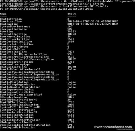 How To Get Detailed Information On Windows Boot And Shutdown Performance In Powershell Norman