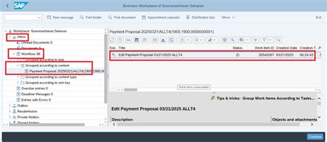 Payment Proposal Approval Configuration Using Work Sap Community