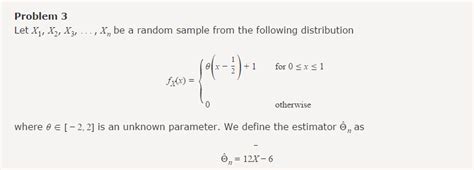 Is Theta Hat An Unbiased Estimator Of Theta Is It A Chegg